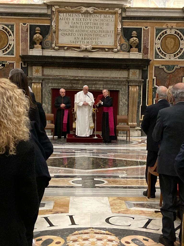 Papa Francesco incontra il Comitato Nazionale per il Centenario della ...
